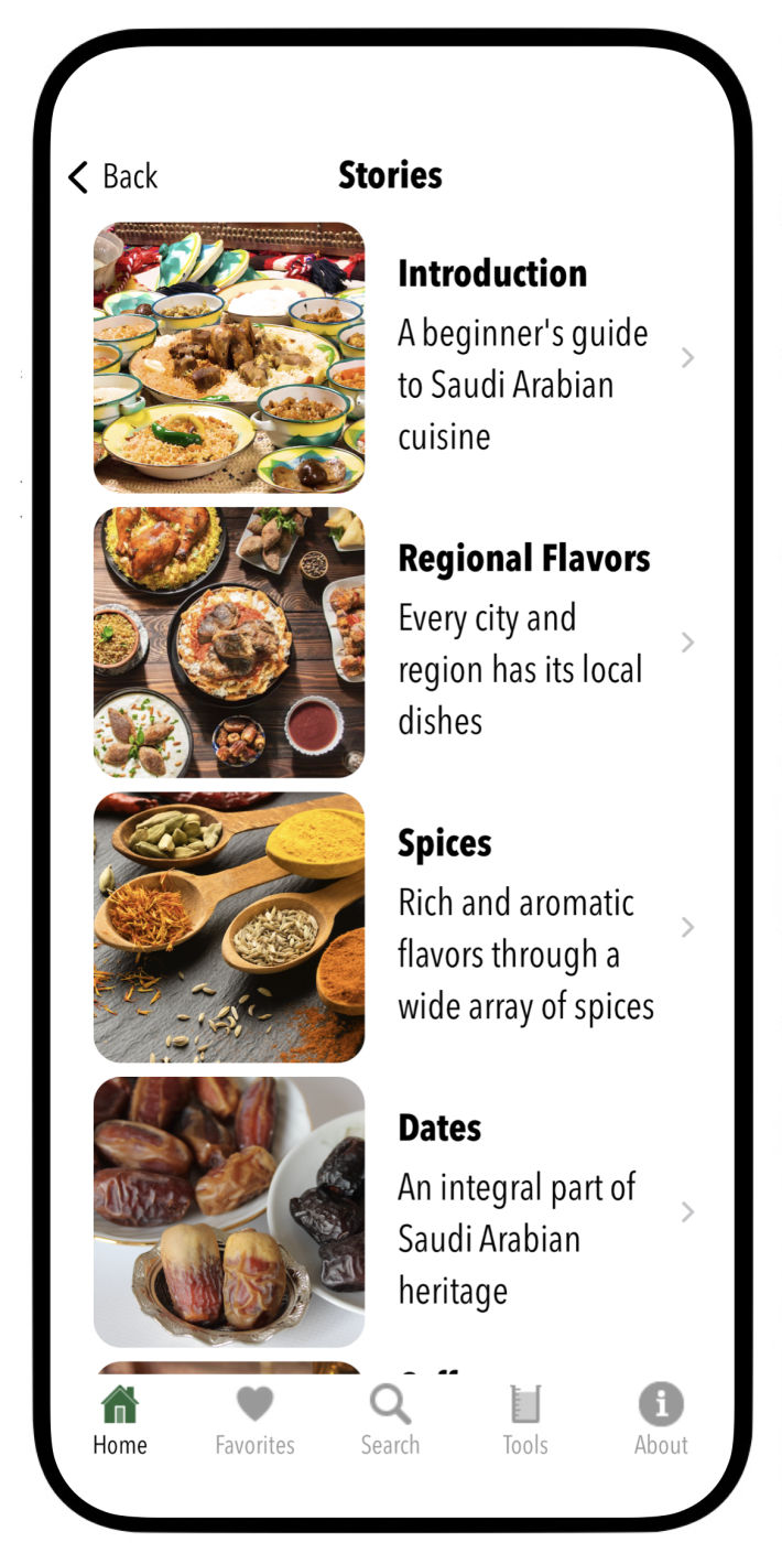 Arabian Flavors - iOS App
